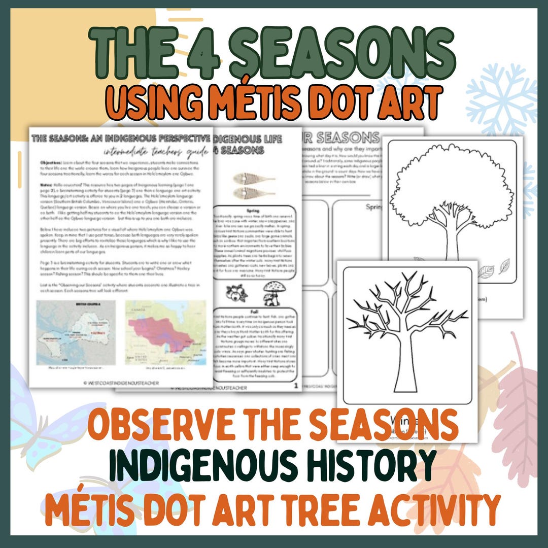 Indigenous Seasons Lesson, Social Studies, Indigenous Education ...