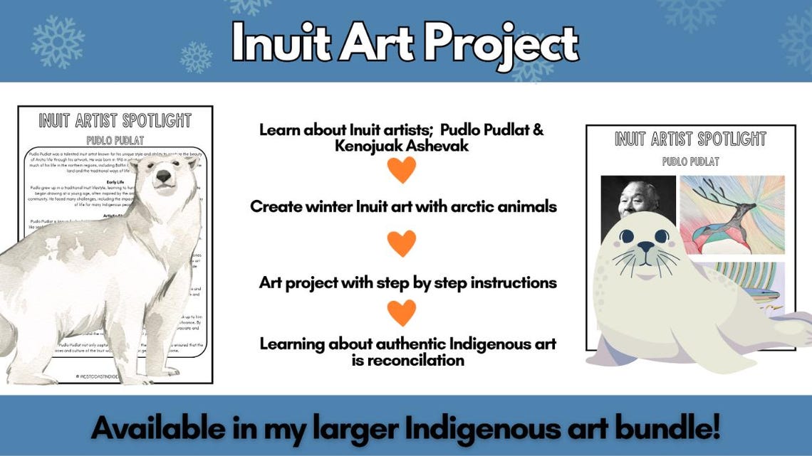 Indigenous Art Canada, Inuit Art Project, Indigenous Education ...