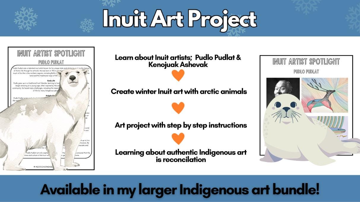 Indigenous Art Canada, Inuit Art Project, Indigenous Education ...
