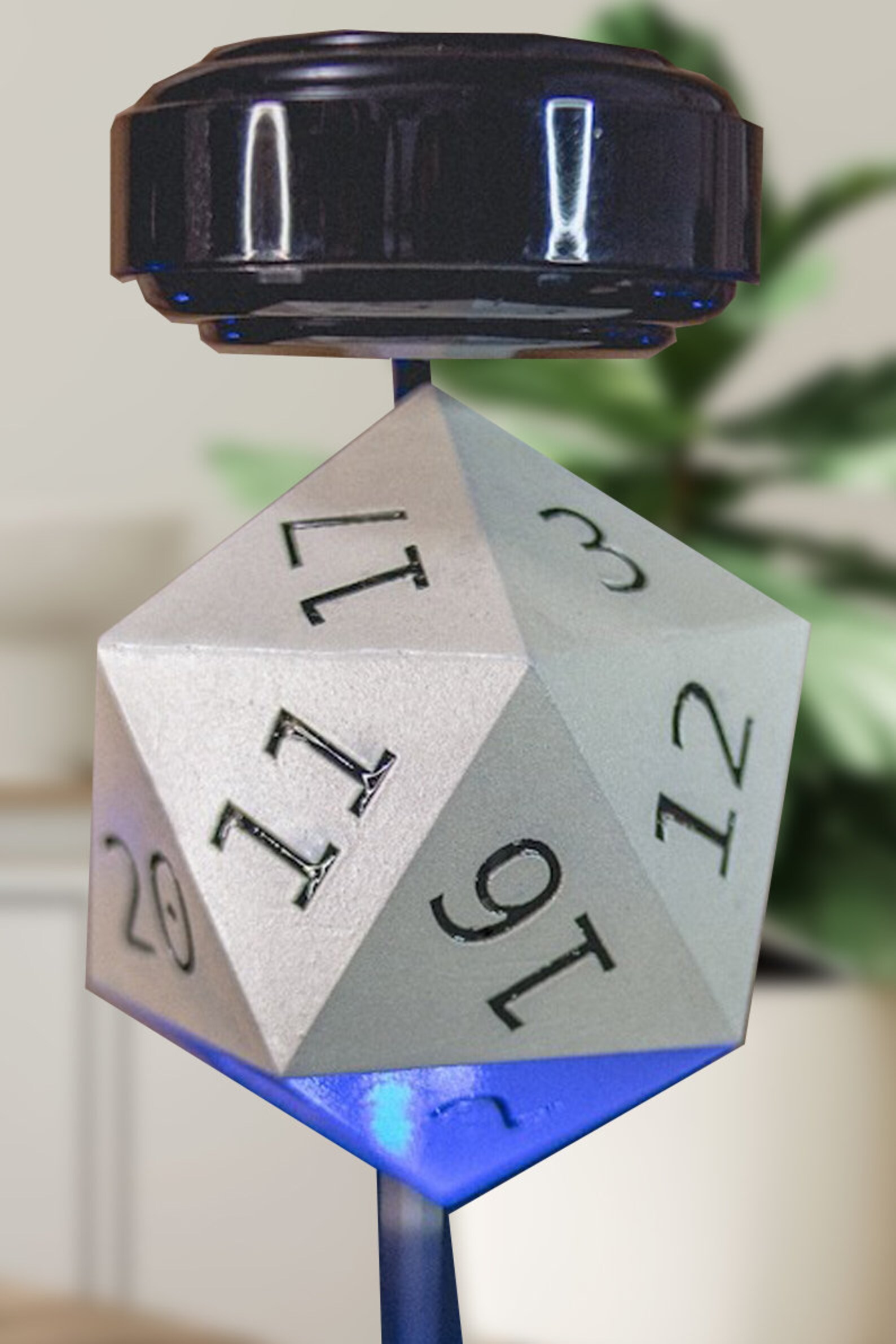 Large Floating D20 Magic Custom Dnd Dice 3D Printed Floating - Etsy