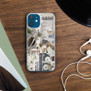 Taylor Folklore Girls Phone Case Lyrics Aesthetic Collage Academia ...