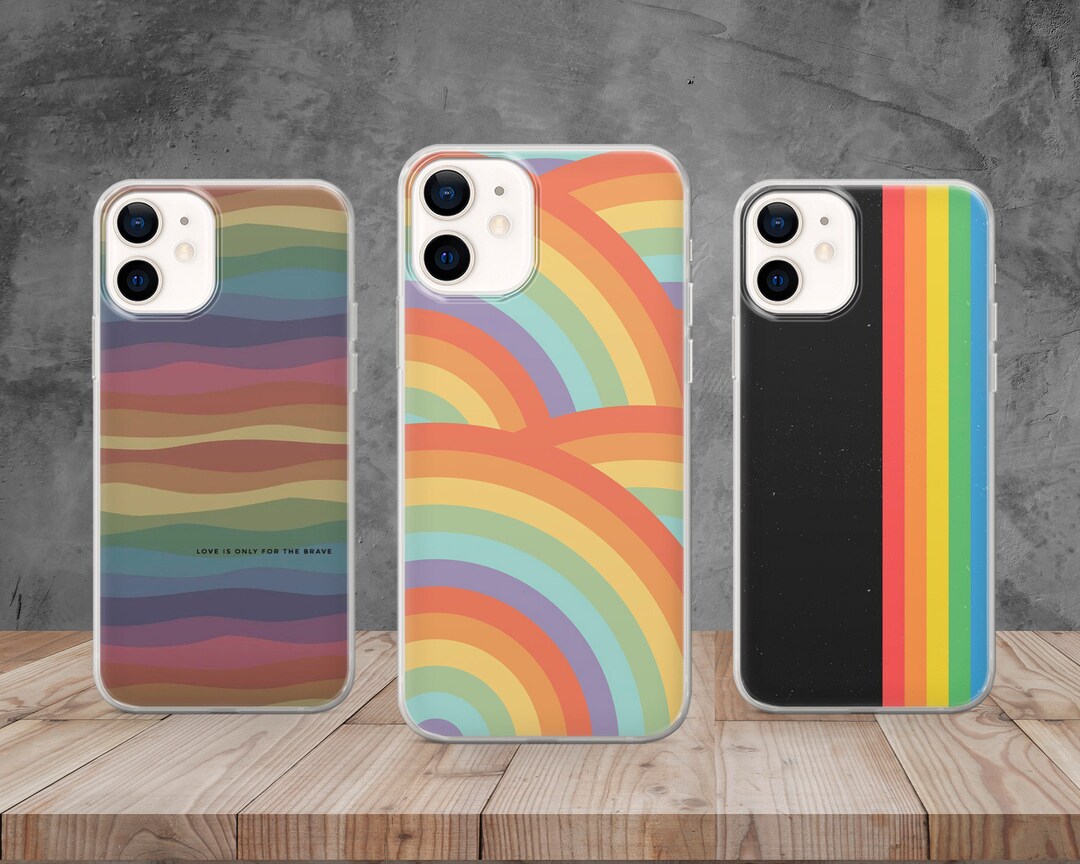 Aesthetic LGBT Pride Rainbow Queer Phone Case Cover for iPhone iPhone ...
