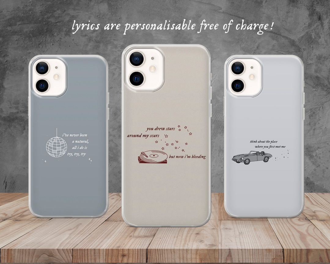 Taylor Folklore Mirrorball Cardigan Getaway Lyrics Phone Case for ...