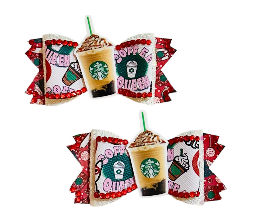 Coffee Pigtail Bows, Pigtail Bows for Toddlers, Hairbows for Girls ...