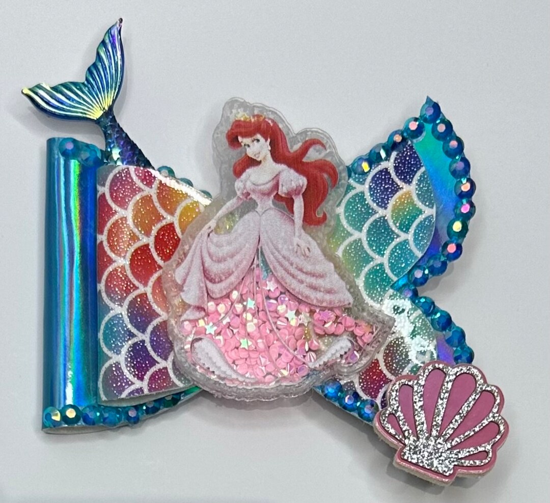 Mermaid Bow Princess Bow Under the Sea Bow Seashell Bow - Etsy