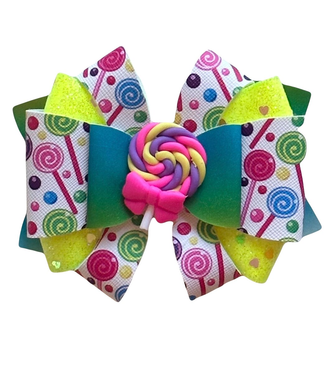 Lollipop Bow Gum Drop Bow Dessert Bow Food Bow Rhinestone - Etsy