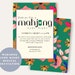 Mahjong Party Invitation Mahj on Party Mahjong Lessons Invite Printable ...