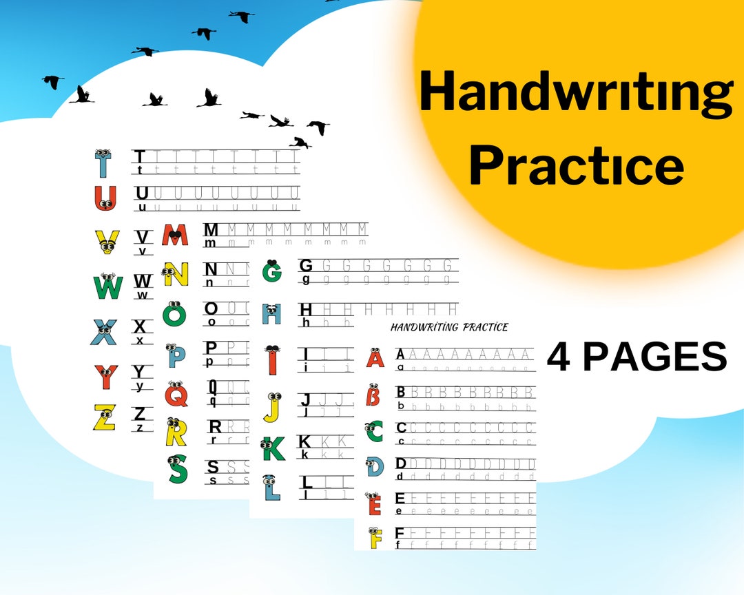 Handwriting Practice , Printable Handwriting Worksheets , Practice ...
