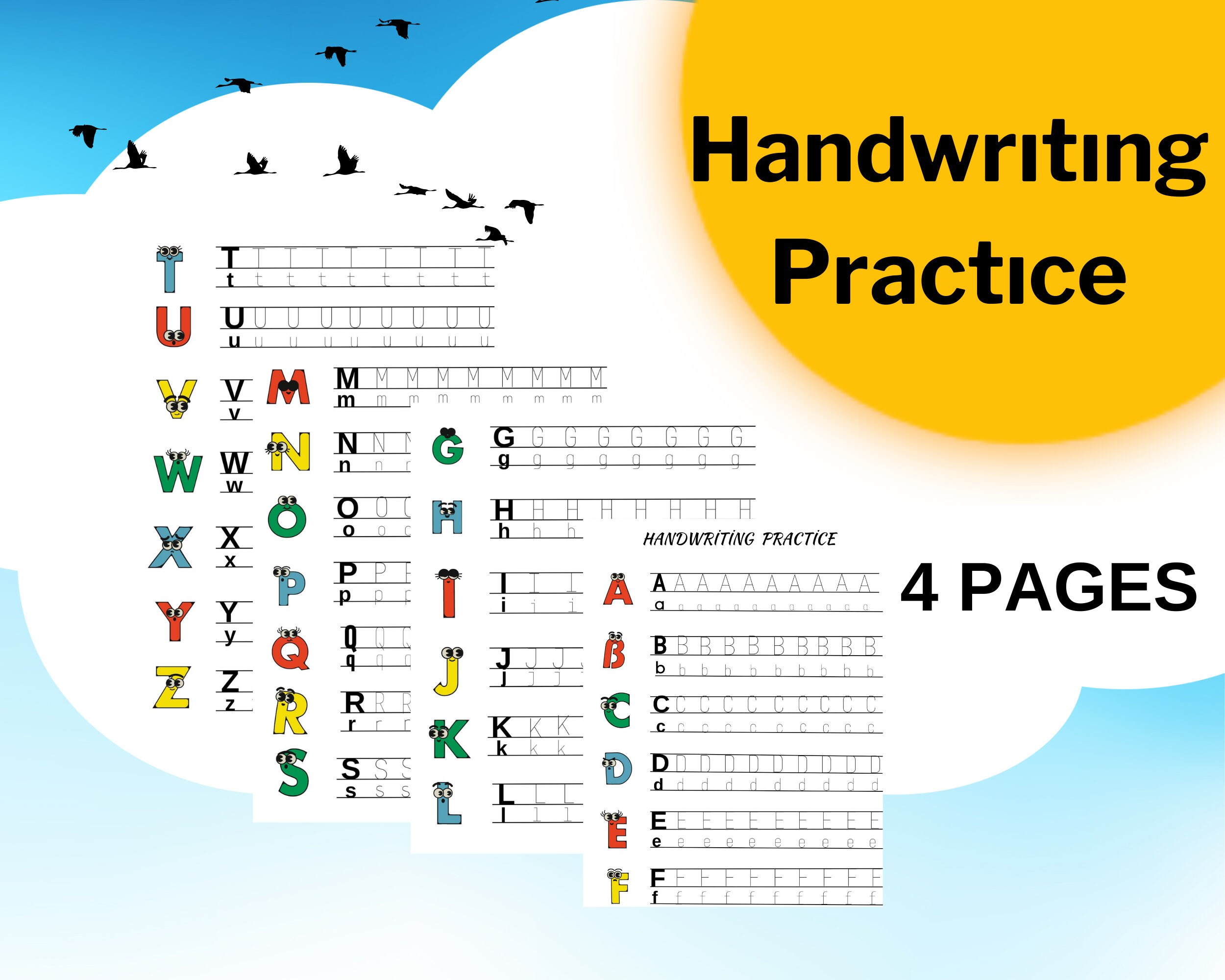 Handwriting Practice , Printable Handwriting Worksheets , Practice ...