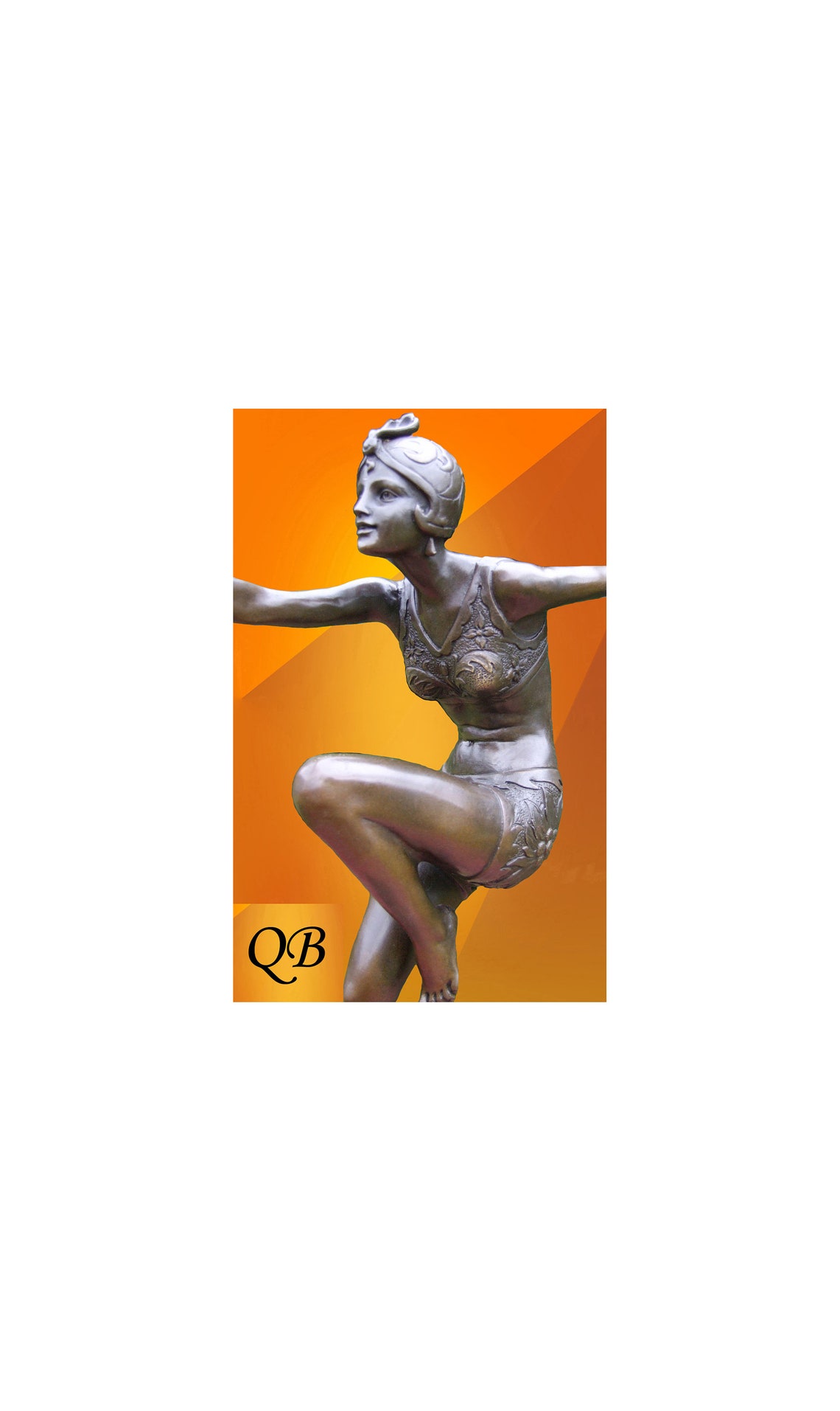 Art Deco Bronze Con Brio 1920 Dancing Flapper Girl. - Etsy