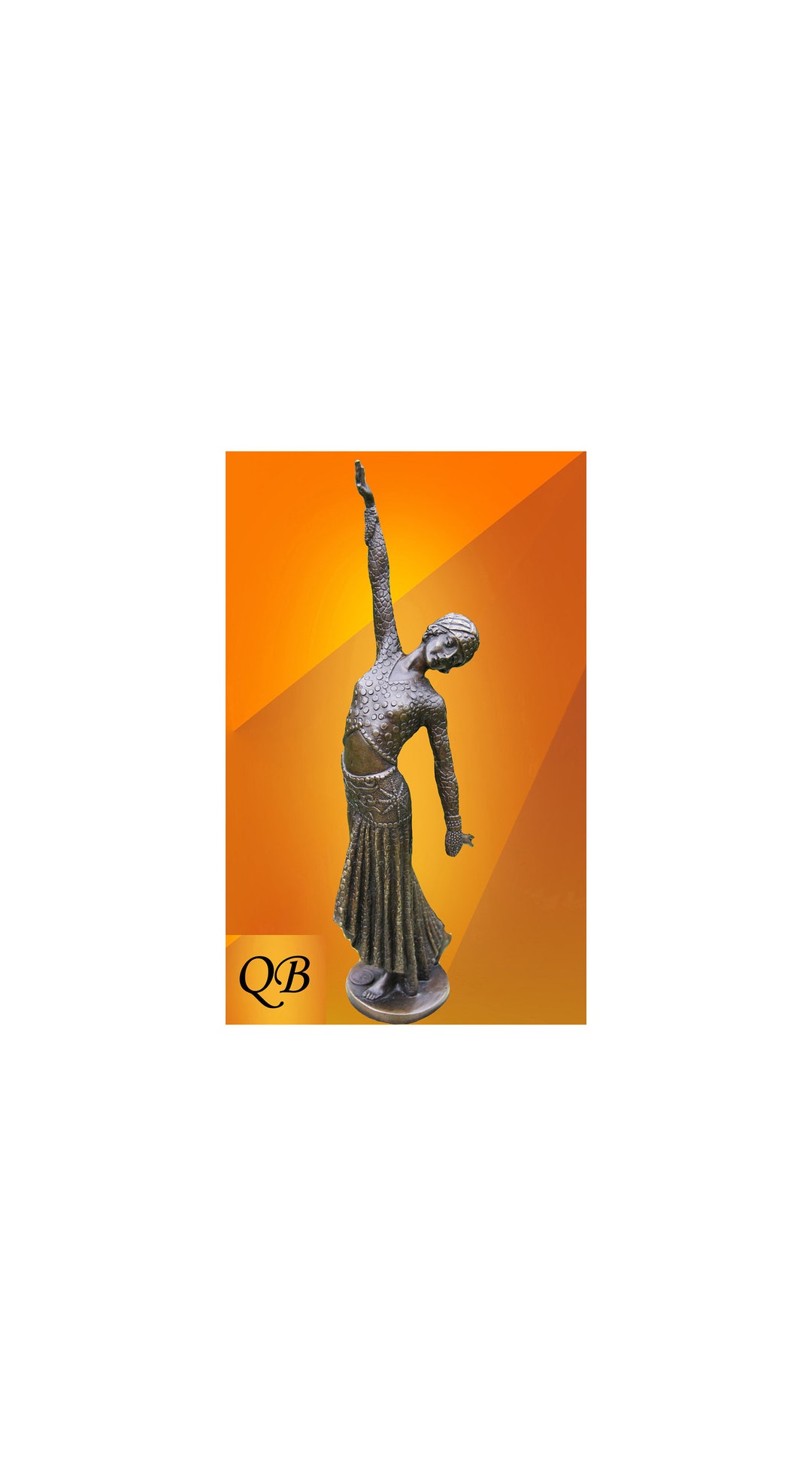 Art Deco Bronze Sculpture Footsteps Statue Lady Dancer Figure - Etsy