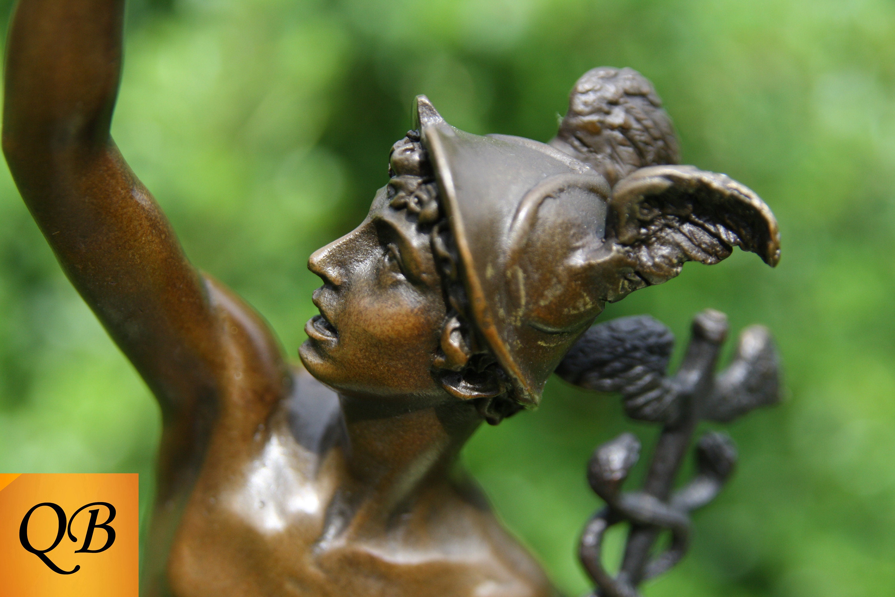 Bronze Figure Mercury Greek Mythology Roman God Sculpture. - Etsy