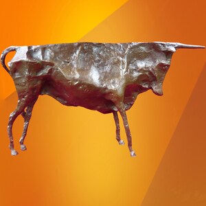 Art Deco Bull by Picasso a Cubist Statue and Quality Bronze Sculpture ...
