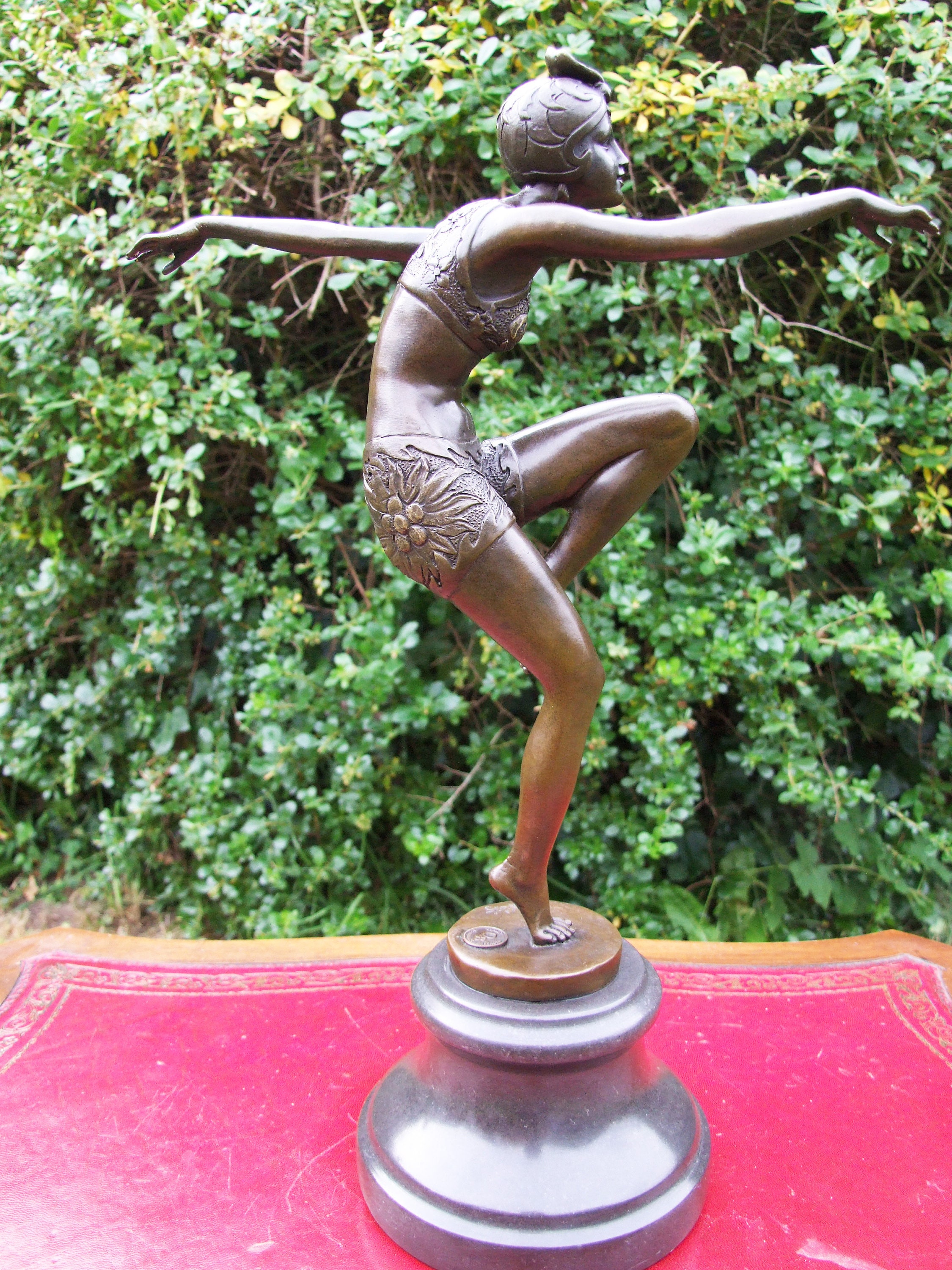 Art Deco Bronze con Brio 1920 Dancing Flapper Girl - Etsy UK