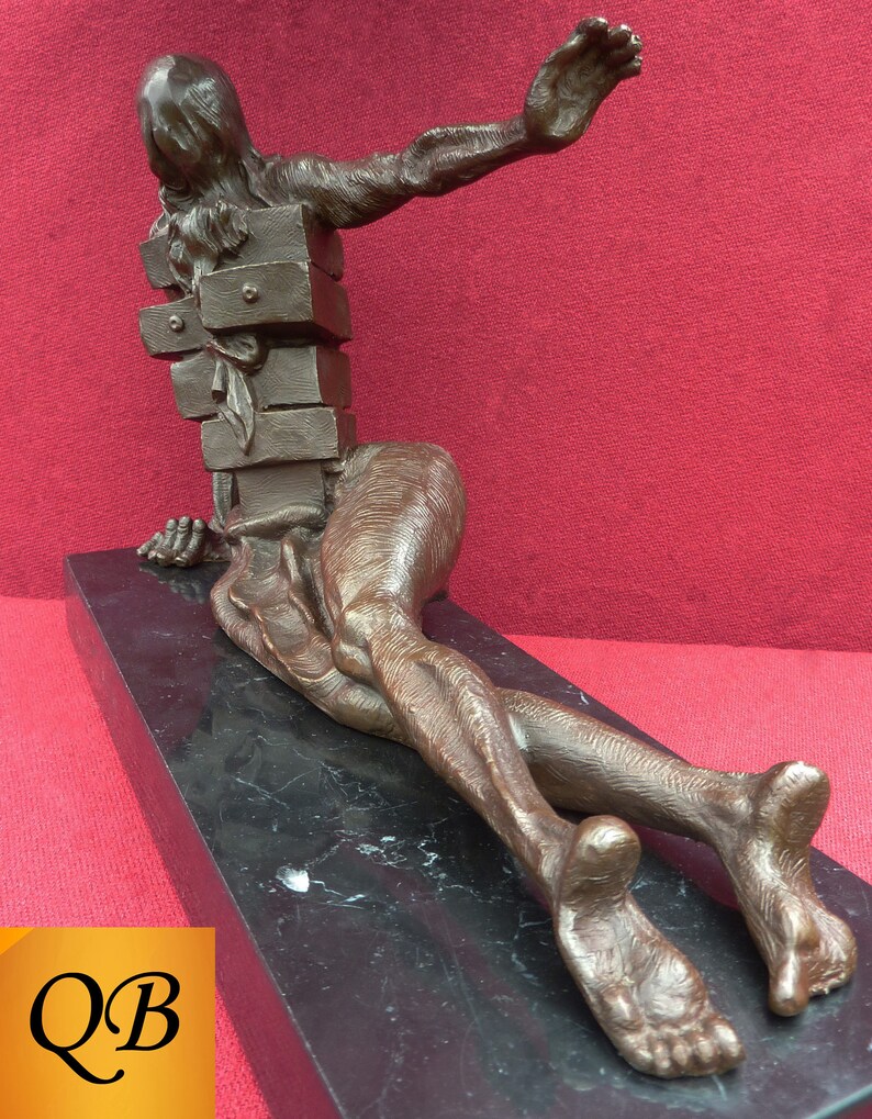 Bronze Figurine Surrealism Statue Dali Drawers Sculpture Contemporary ...