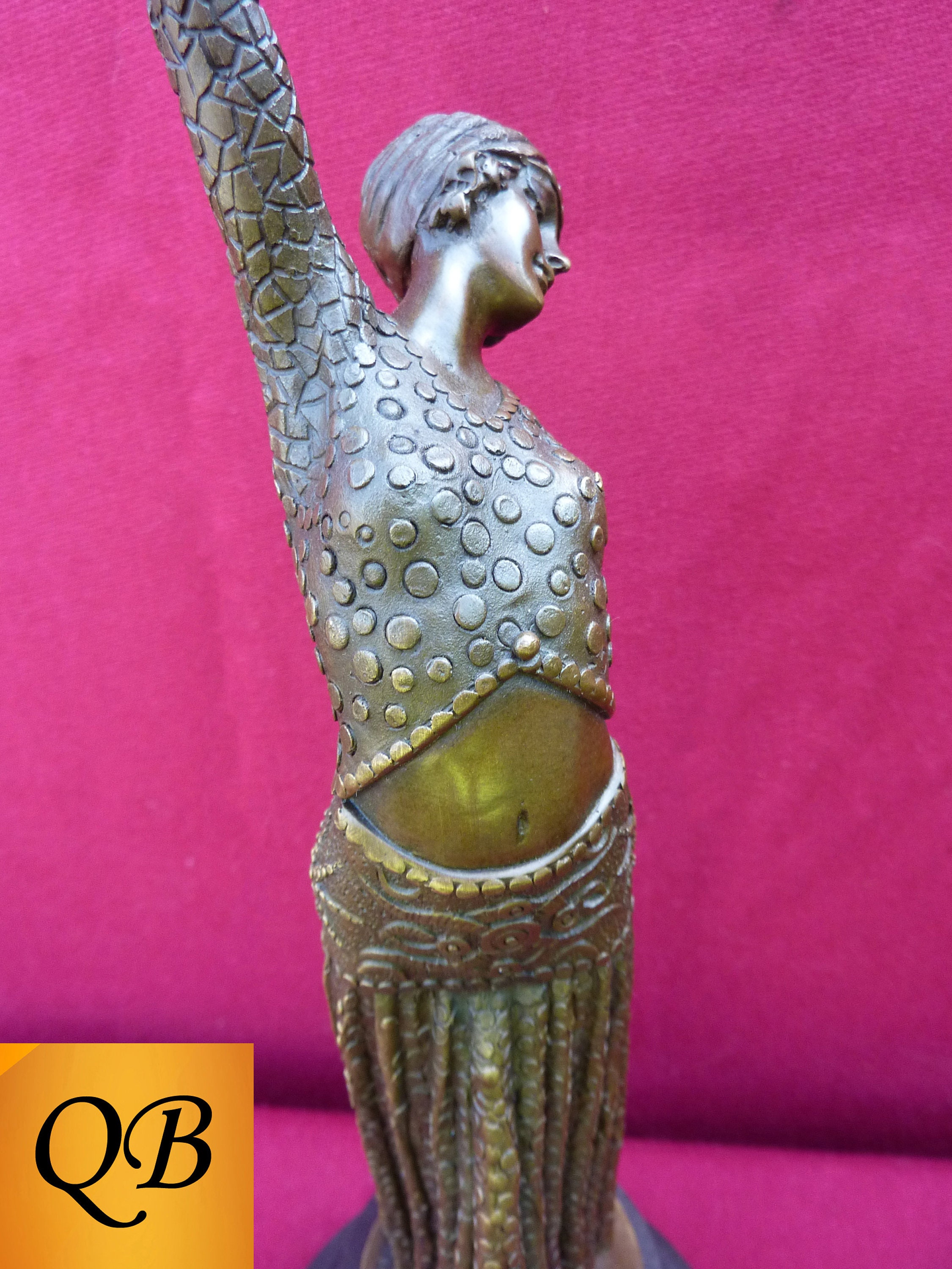 Art Deco Bronze Sculpture Footsteps Statue Lady Dancer Figure - Etsy