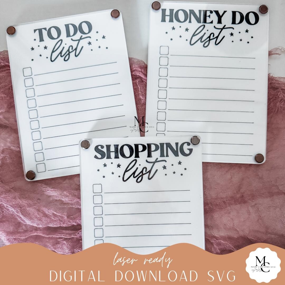 Digital Download | to Do List SVG File | Office Check List File | for ...