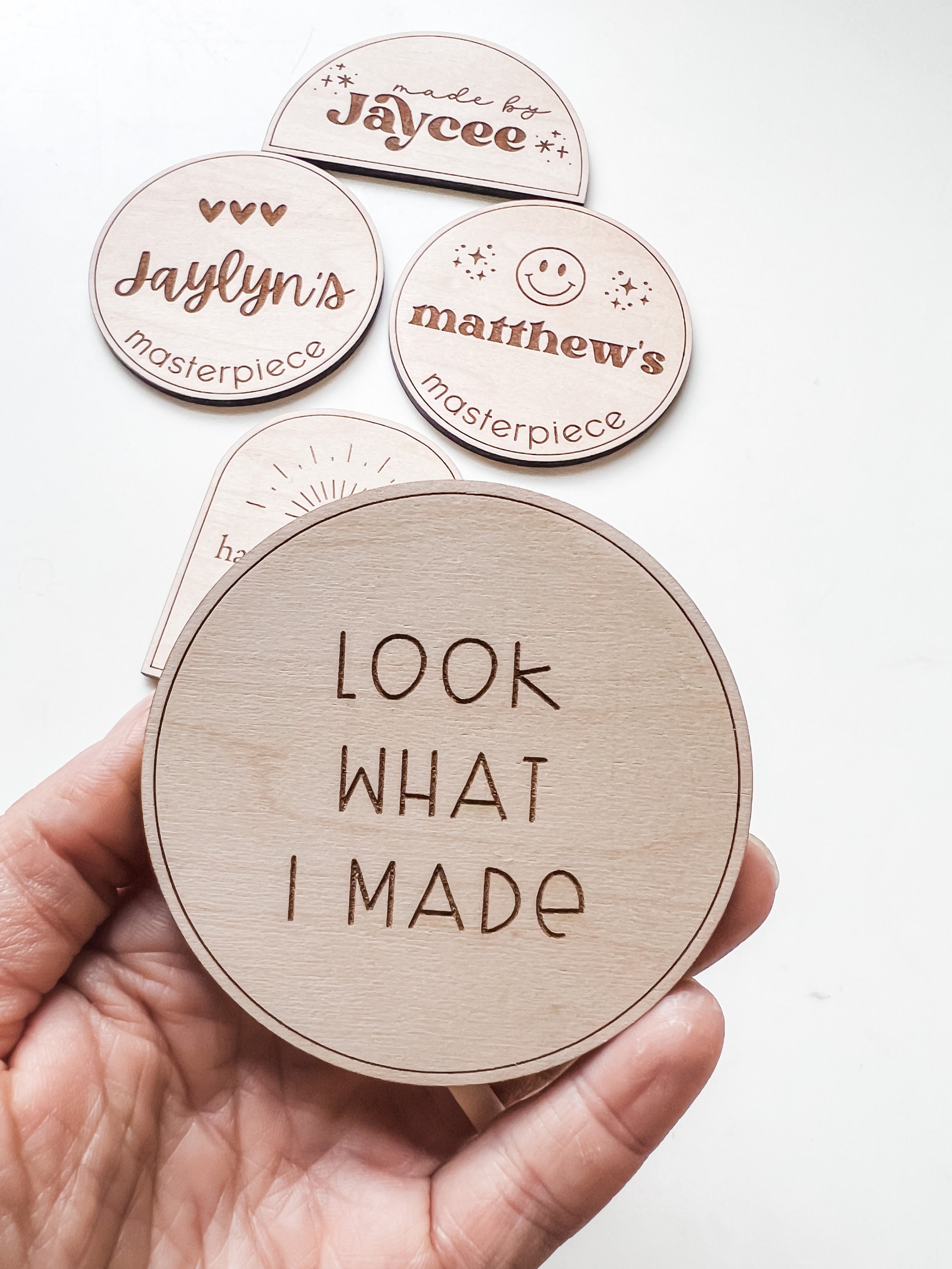 Digital Download Custom Look What I Made Magnet Kids Art - Etsy