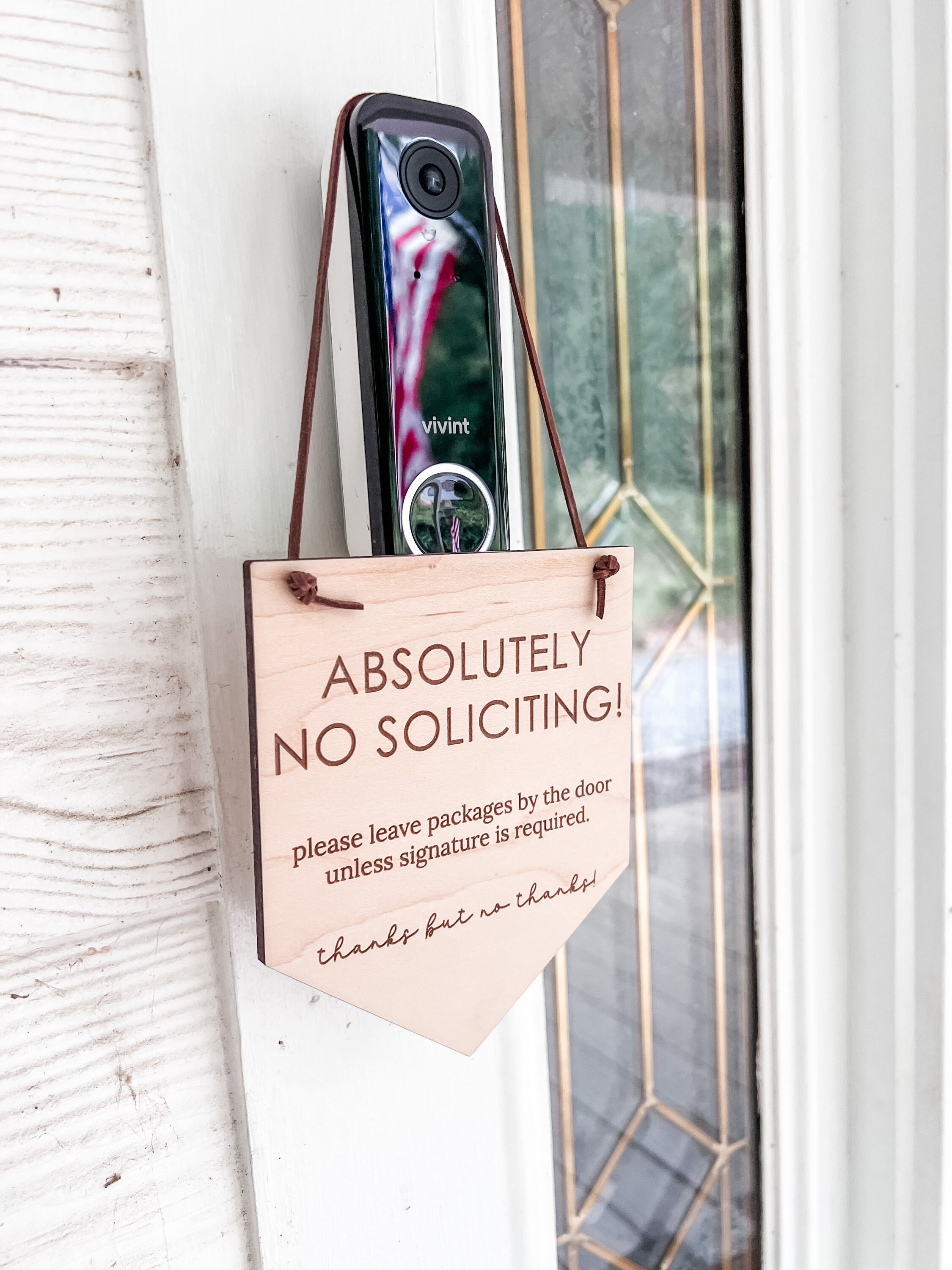 Digital File Absolutely No Soliciting SVG Glowforge SVG Door Sign Do ...