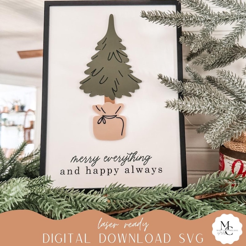 Merry Everything and Happy Always - Etsy