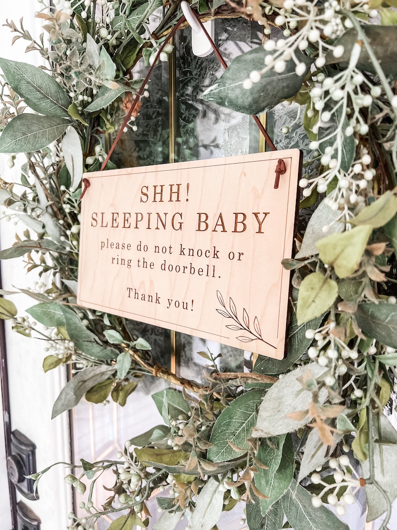 DIGITAL Download | SHH! Sleeping Baby | Please Do Not Disturb | Mom ...
