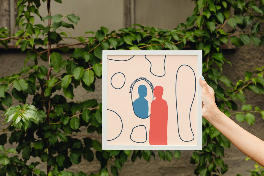 Myself Poster Digital Download | Minimalist Poster | Wall Art Print ...