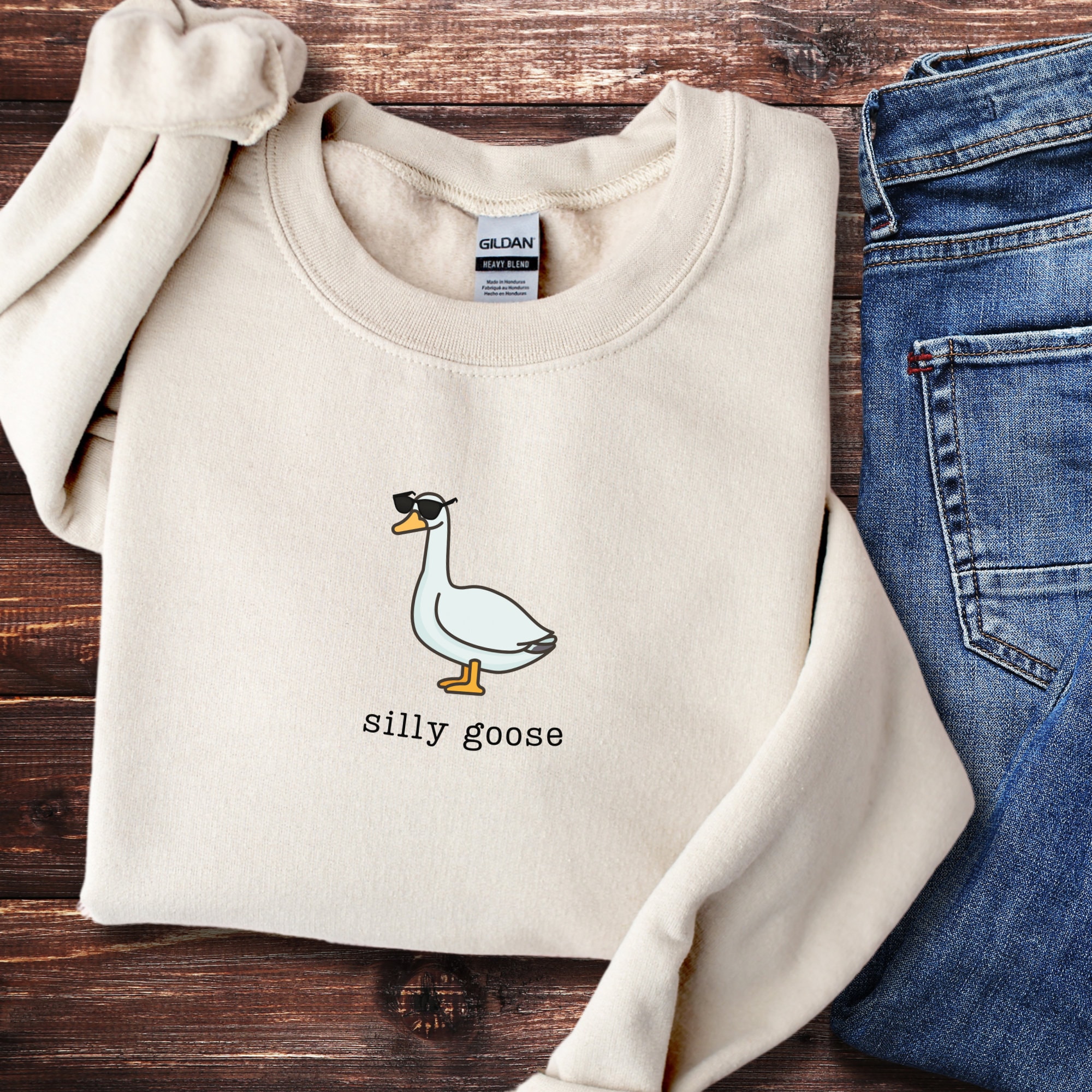 Silly Goose Sweatshirt, Silly Goose Shirt, Funny Sweatshirt Gift for ...