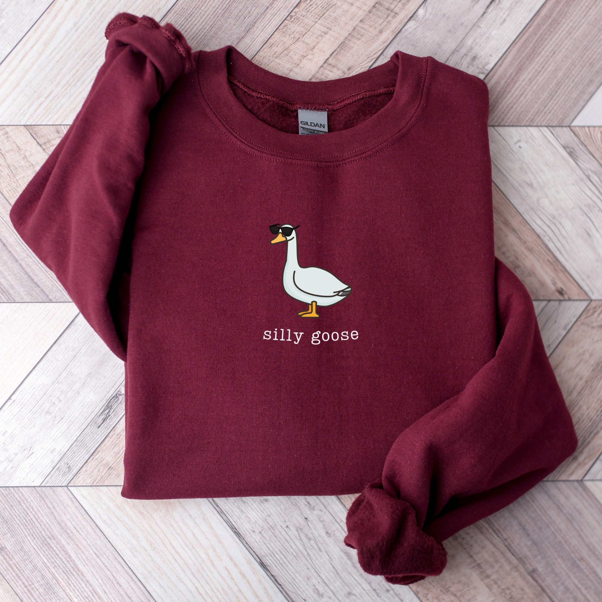 Silly Goose Sweatshirt, Silly Goose Shirt, Funny Sweatshirt Gift for ...