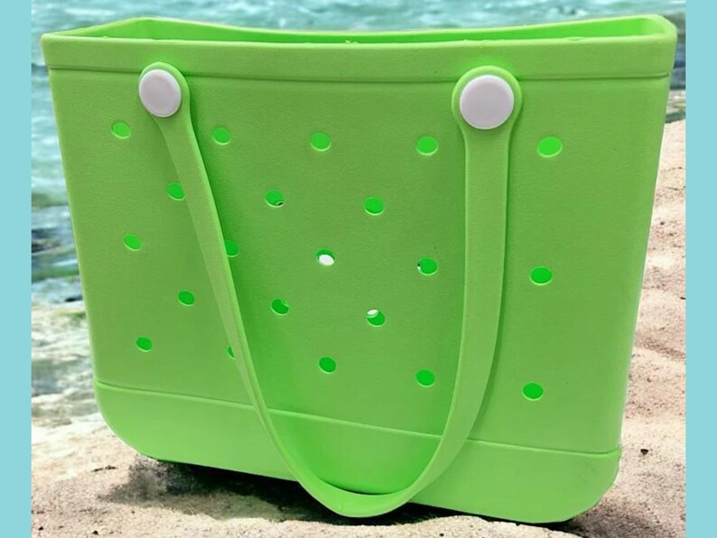 Beach Bag Rubber Tote Bag for Women Waterproof Sandproof Pool Bag Sports Bag for Boat Bag Viral ...