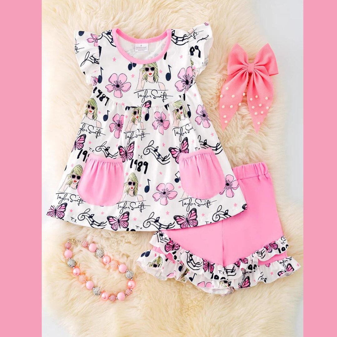 Swiftie Shorts Set for Girls Tween Taylor Set for Concert Out Fit for ...