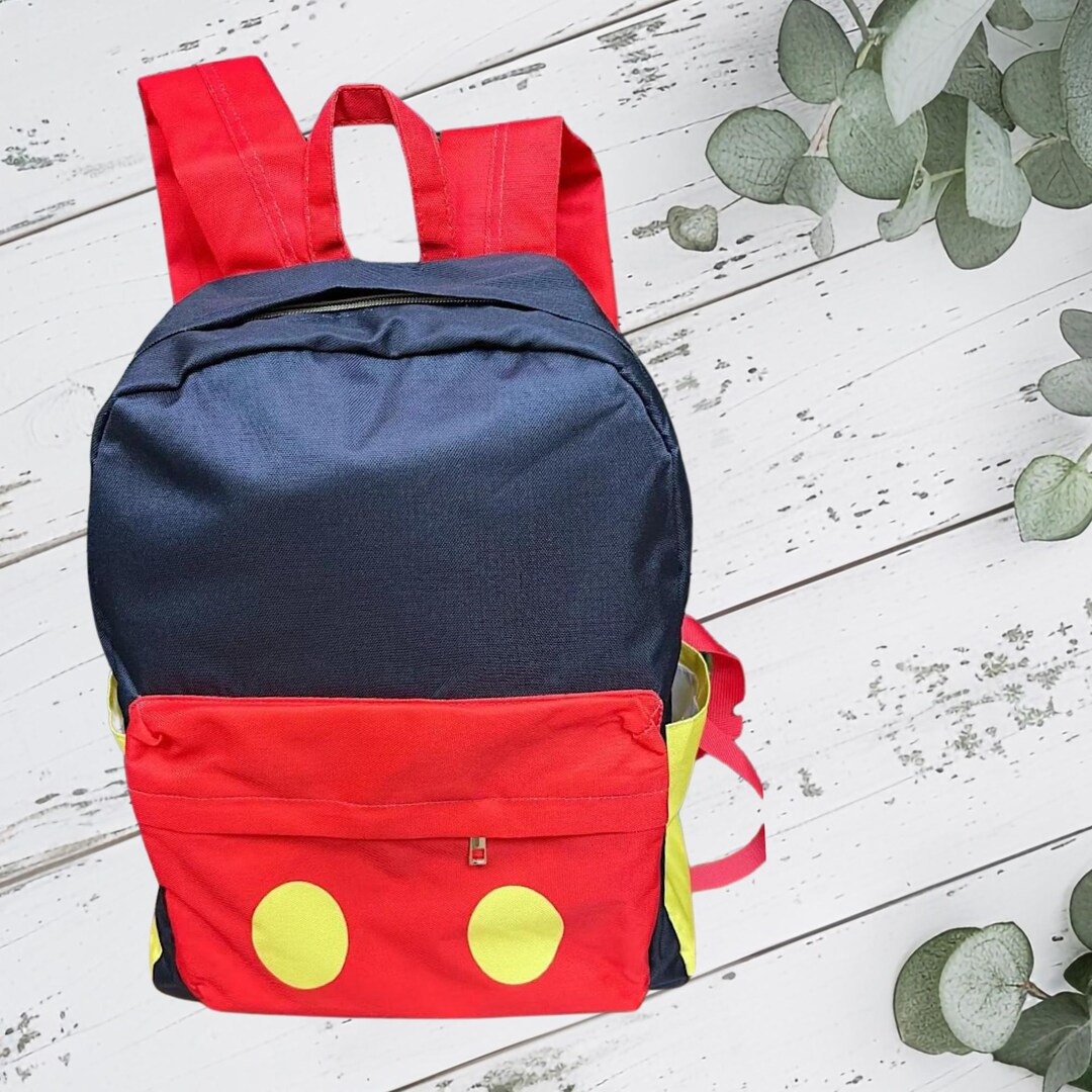 Back to School Mickey Mouse Inspired Book Bag for Boys Pre School ...