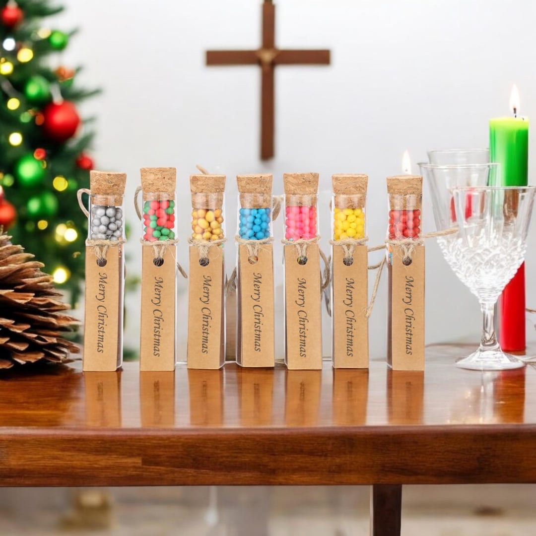 Personalized Hot Chocolate Favors: Christmas Cocoa Tubes - Etsy