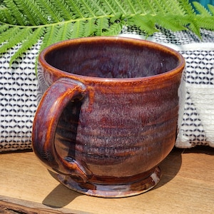 14 Fl Oz. Mug With Flared Foot, Handmade Pottery Mug, Coffee Mug ...