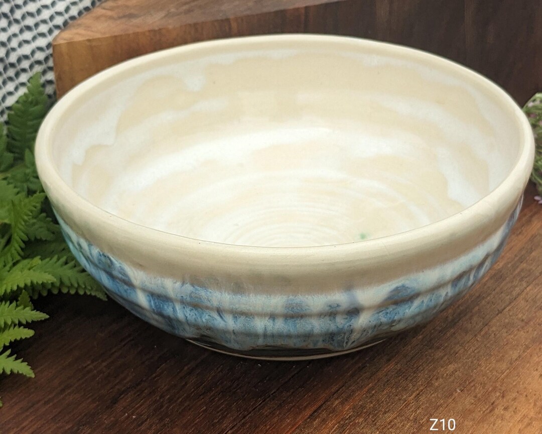 16 Fl Oz, Waterfall Bowl, Soup Bowl, Handmade Pottery, Ceramic Bowl ...