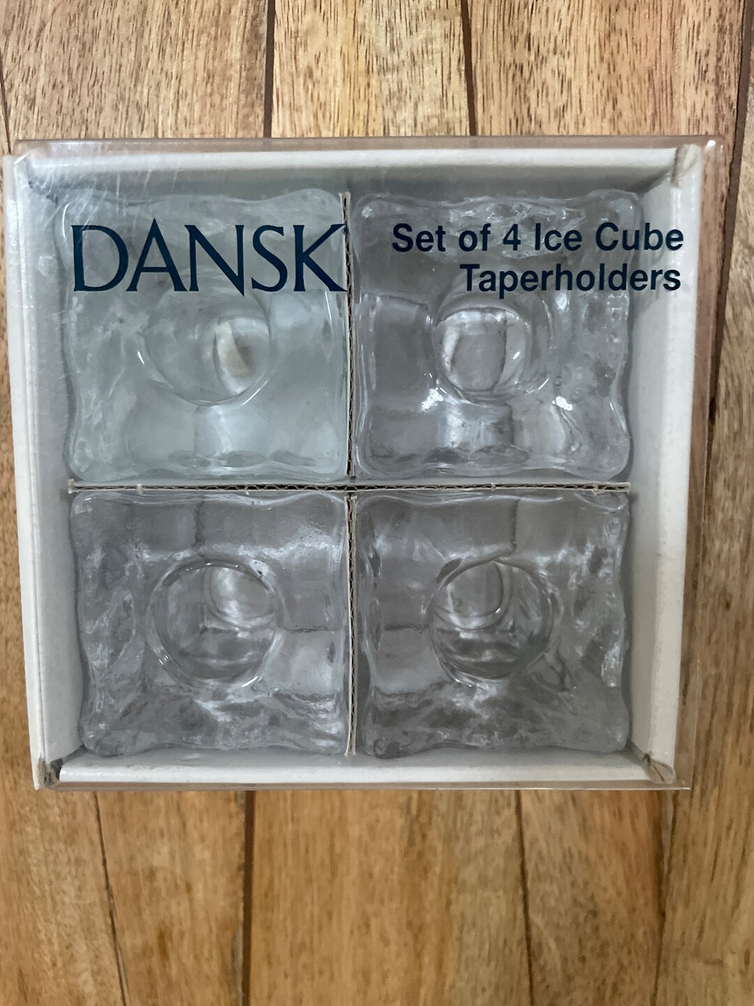MCM Dansk Ice Cube Taper Holders in Box - Etsy