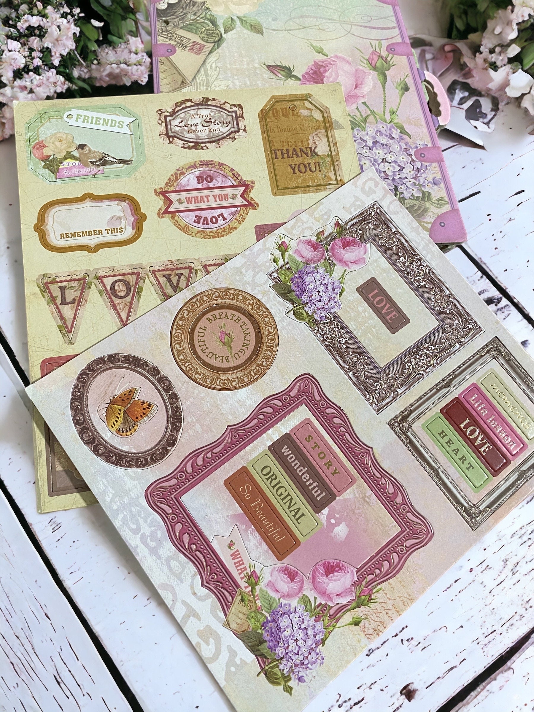 Scrapbooking Bundle Photos Album Kit Diy Kit Junk Journal Set Craft ...