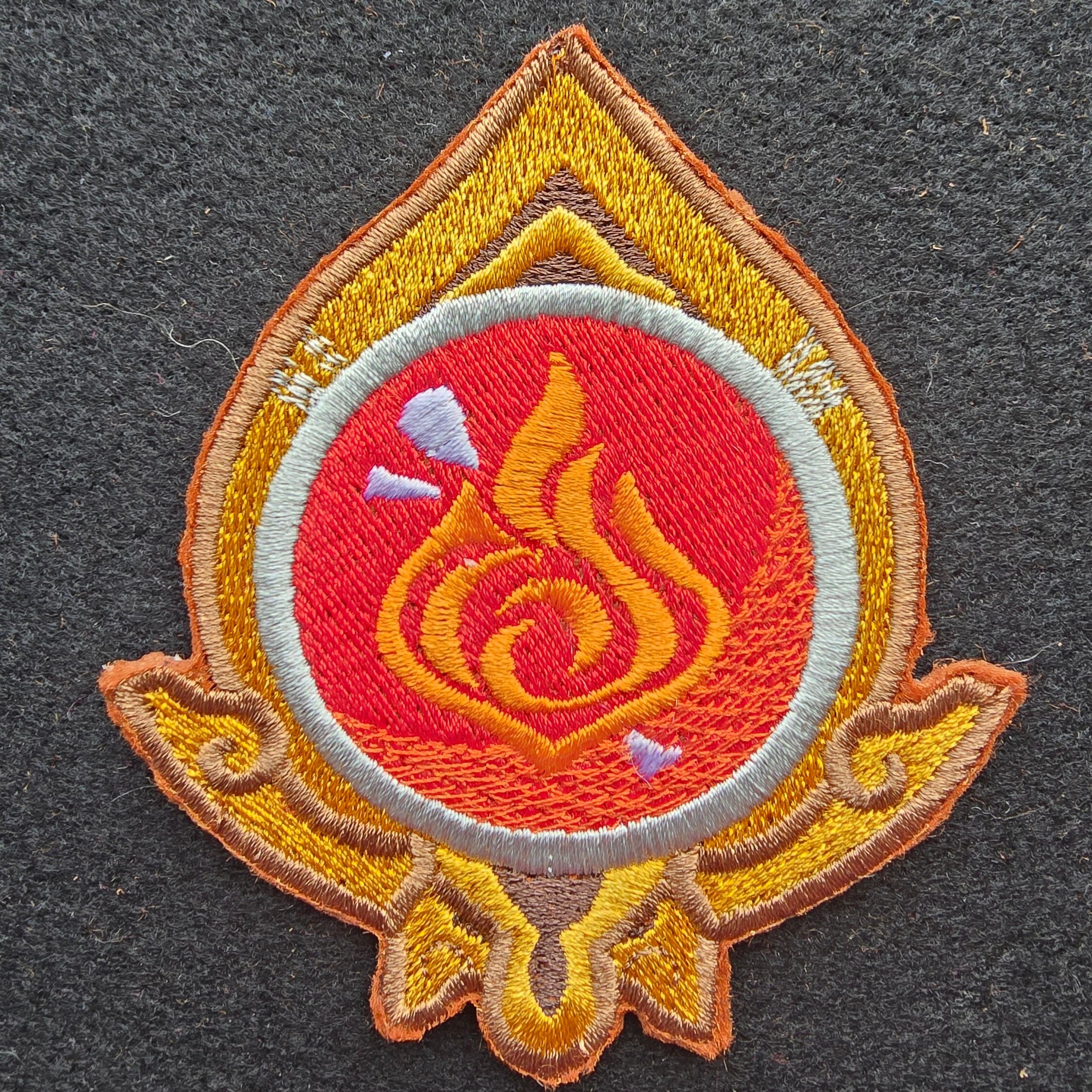 Genshin Impact's Sumeru Style Vision Patches. Pyro, Hydro, Cryo, Electro, Geo, Anemo and Dendro ...