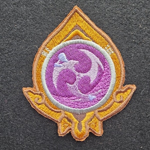 Genshin Impact's Sumeru Style Vision Patches. Pyro, Hydro, Cryo ...