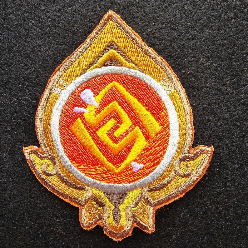 Genshin Impact's Sumeru Style Vision Patches. Pyro, Hydro, Cryo ...