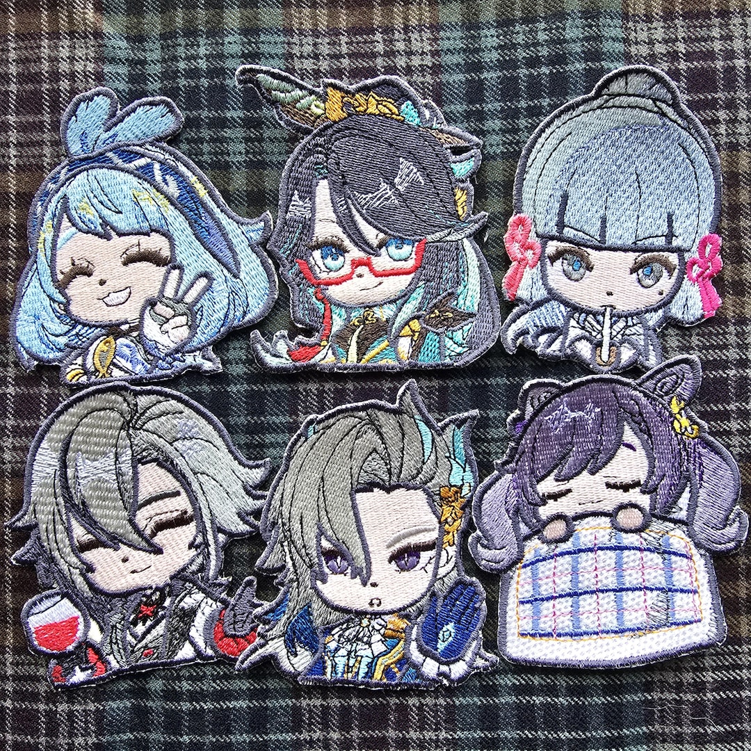 Genshin Impact More Best Girls (and a Hydro Dragon) Embroidered Cloth ...