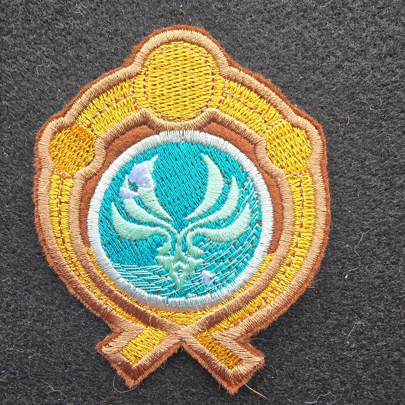 Genshin Impact's Inazuma Style Vision Patches. Pyro, Hydro, Cryo ...