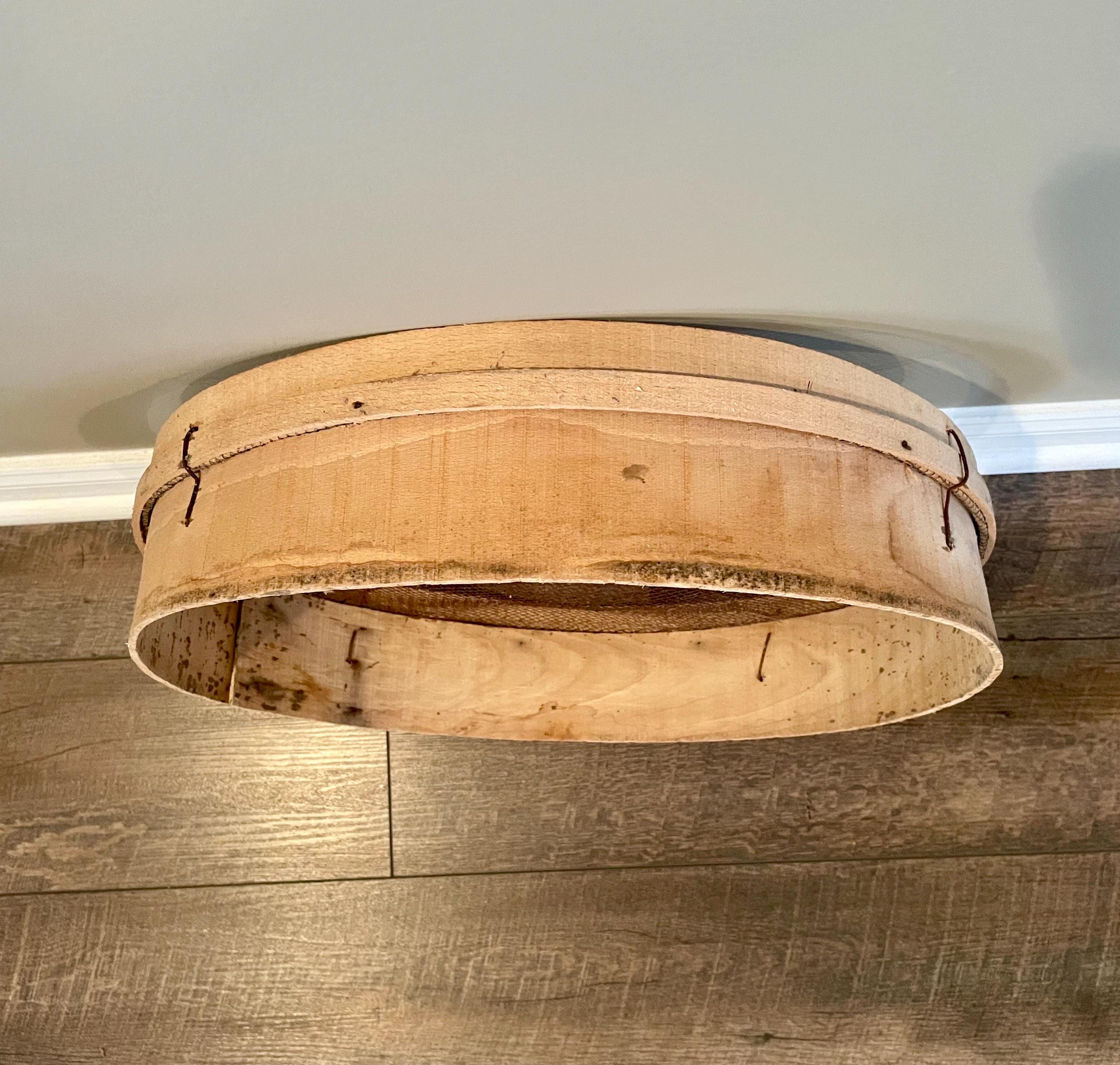 18” Bentwood Grain Sifter Primitive Rustic Farm Tool ~ Farmhouse Décor ...