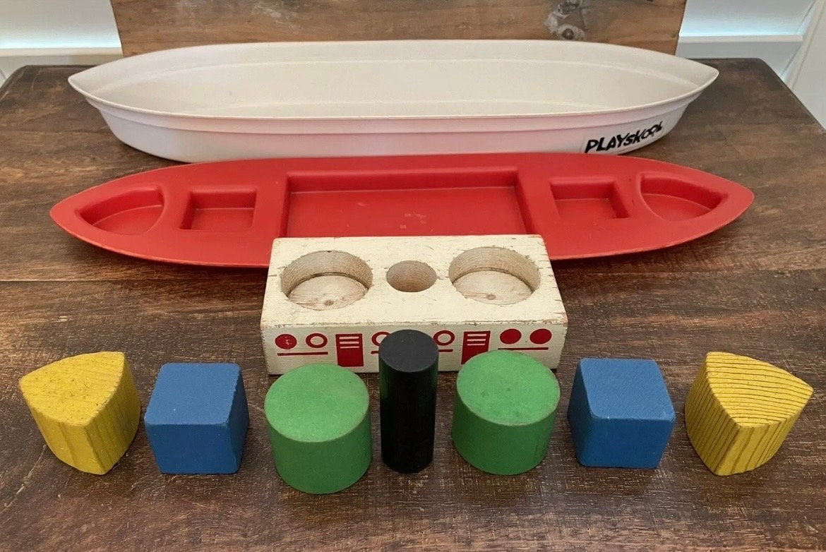 Vintage Playskool Take Apart Form Boat 130 Steam Boats - Etsy