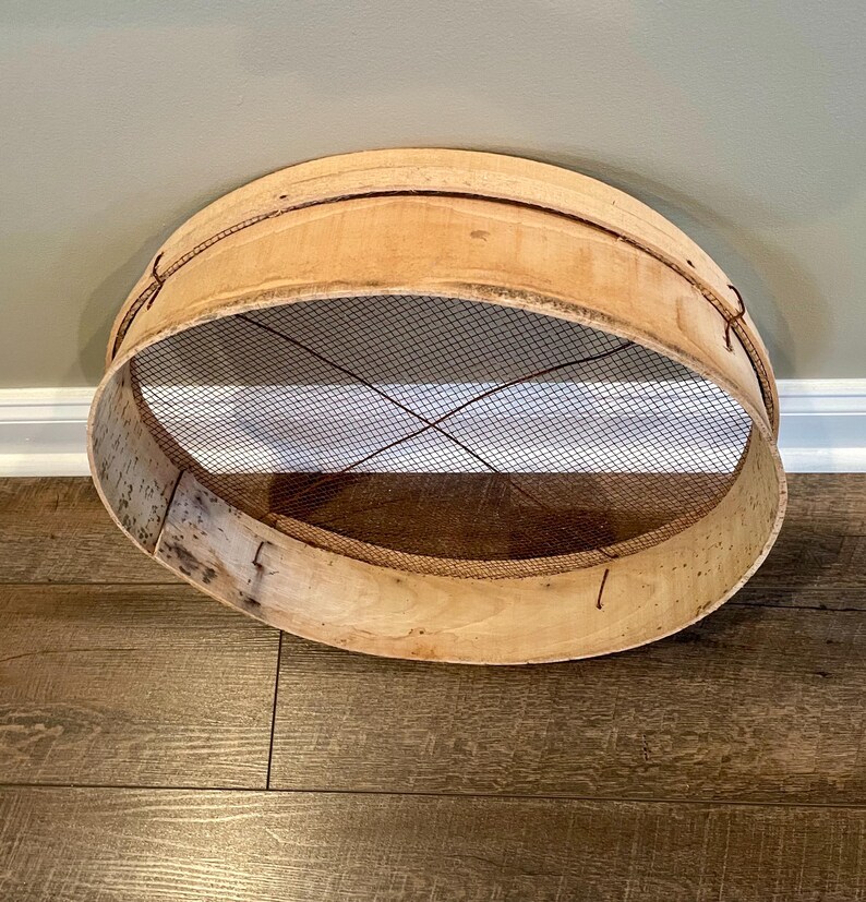 18” Bentwood Grain Sifter Primitive Rustic Farm Tool ~ Farmhouse Décor ...