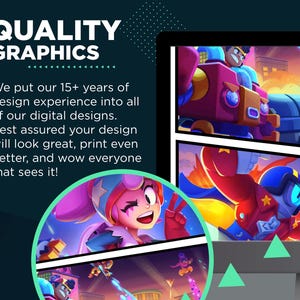 Brawl Time Digital Birthday Invitation | Digital Template | Brawlers ...