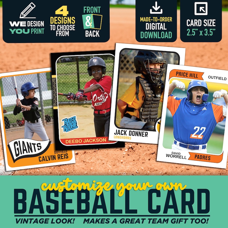 Baseball Cards - Etsy