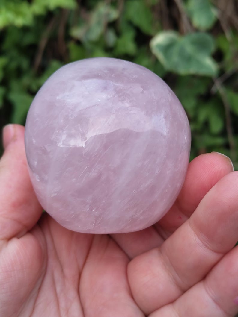 STAR ROSE SKULL A30 Size 3.25" Pink Quartz Polished Crystal Carving ...