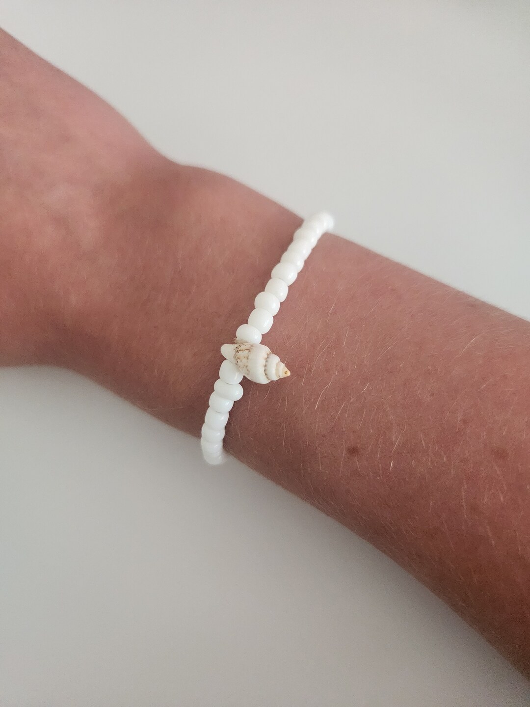 Seed Bead Seashell Bracelet - Etsy