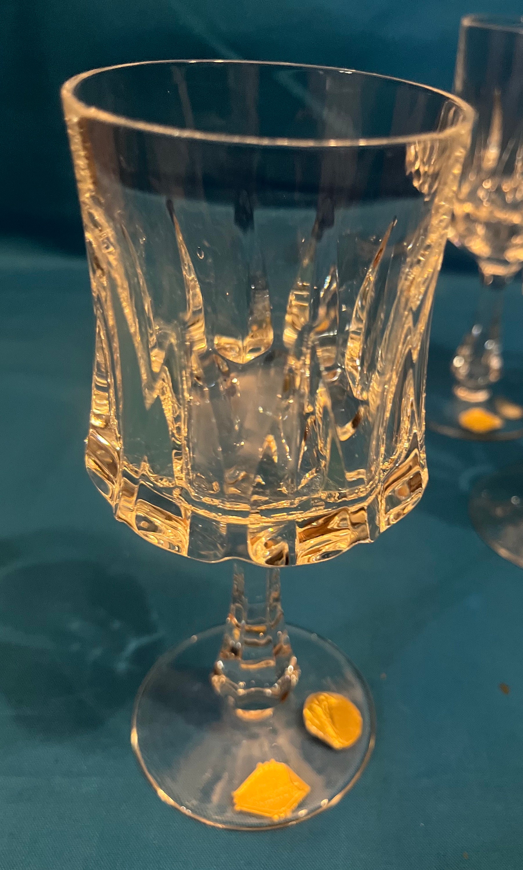 NATCHMANN BLEIKRISTALL Vintage German Crystal White Wine Glasses. Rare ...