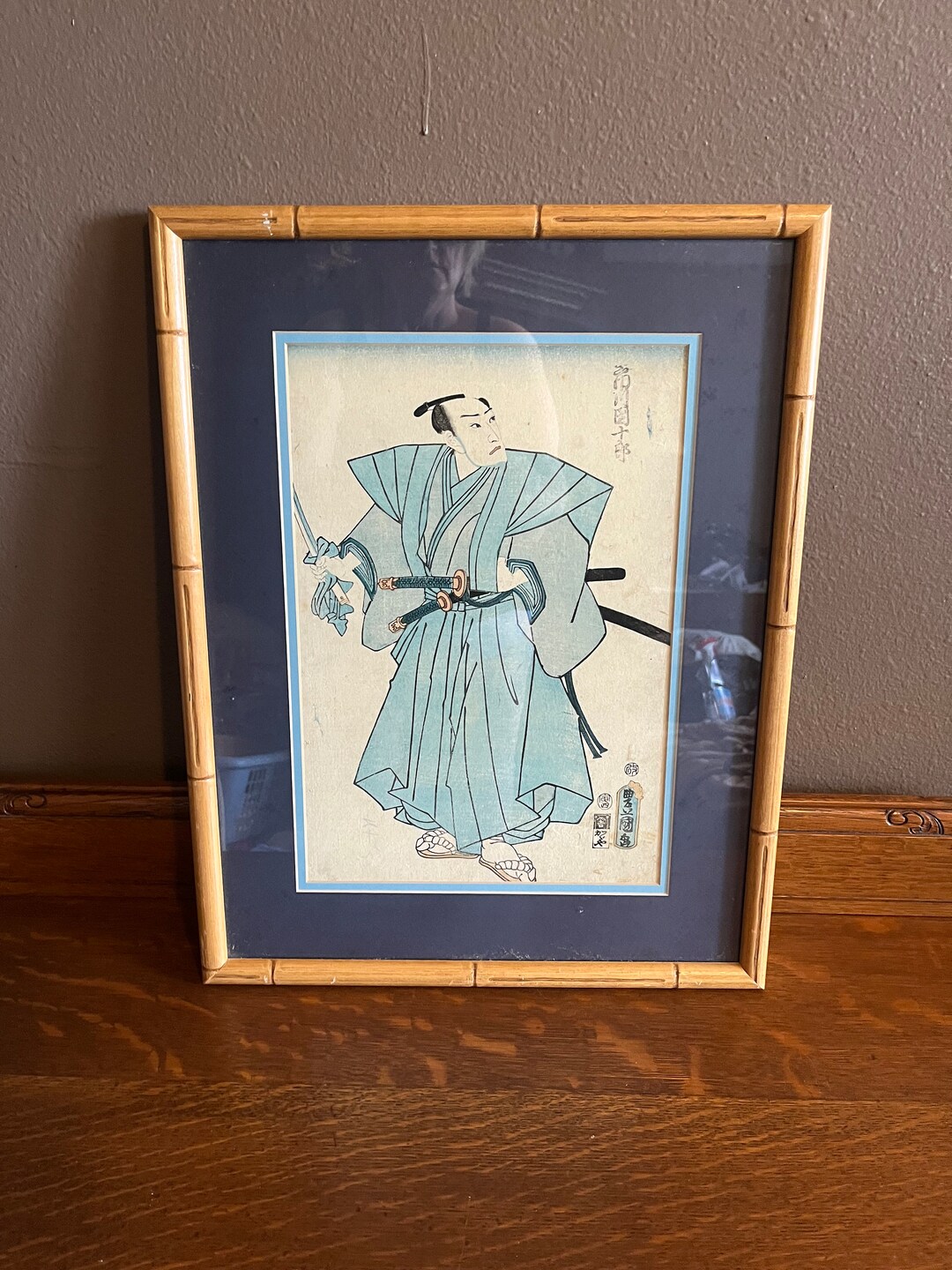 Vintage Samurai Warrior Picture - Etsy
